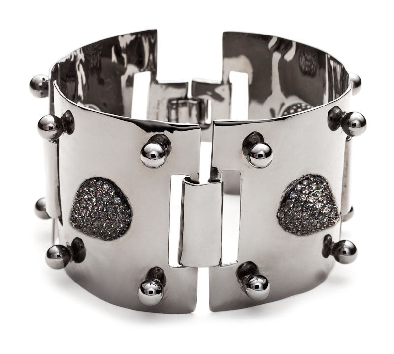 Pavé Studded Plate Cuff